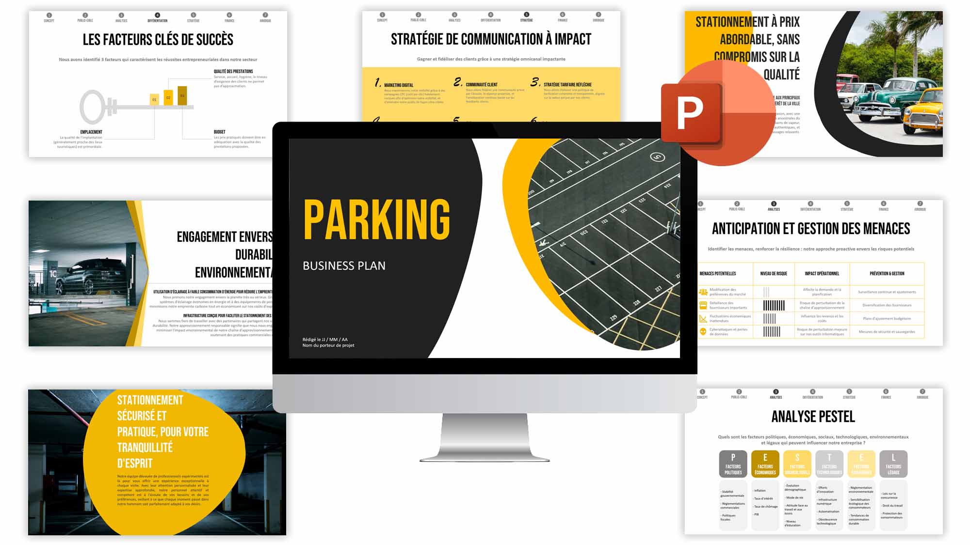 Parking : Business Plan - Exemple rédigé à télécharger