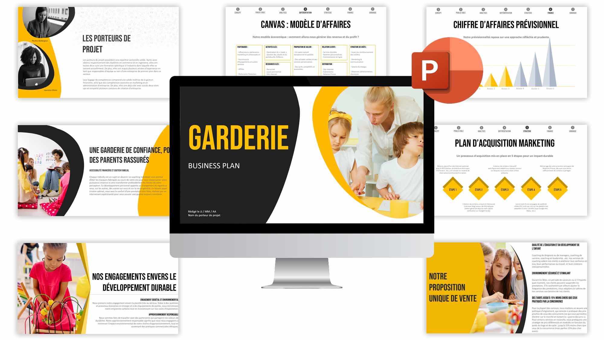 Garderie : Business Plan - Exemple rédigé à télécharger