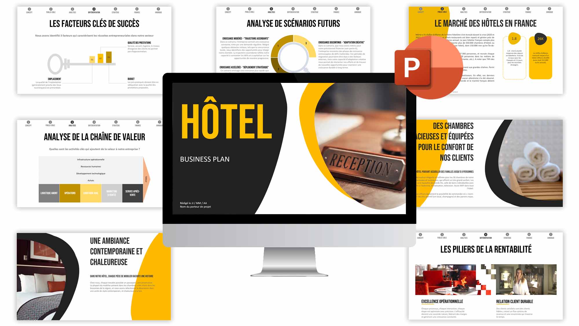 Hôtel : Business Plan - Exemple rédigé à télécharger en un clic