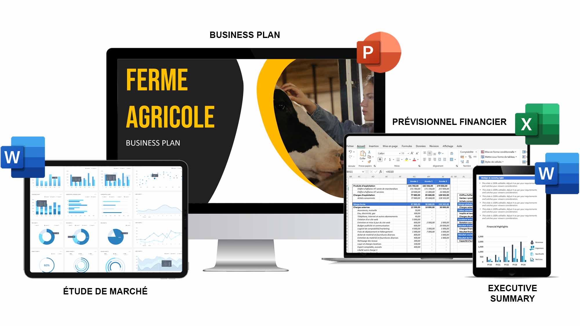Ferme Agricole : Business Plan - Exemple rédigé à télécharger (PDF et ...