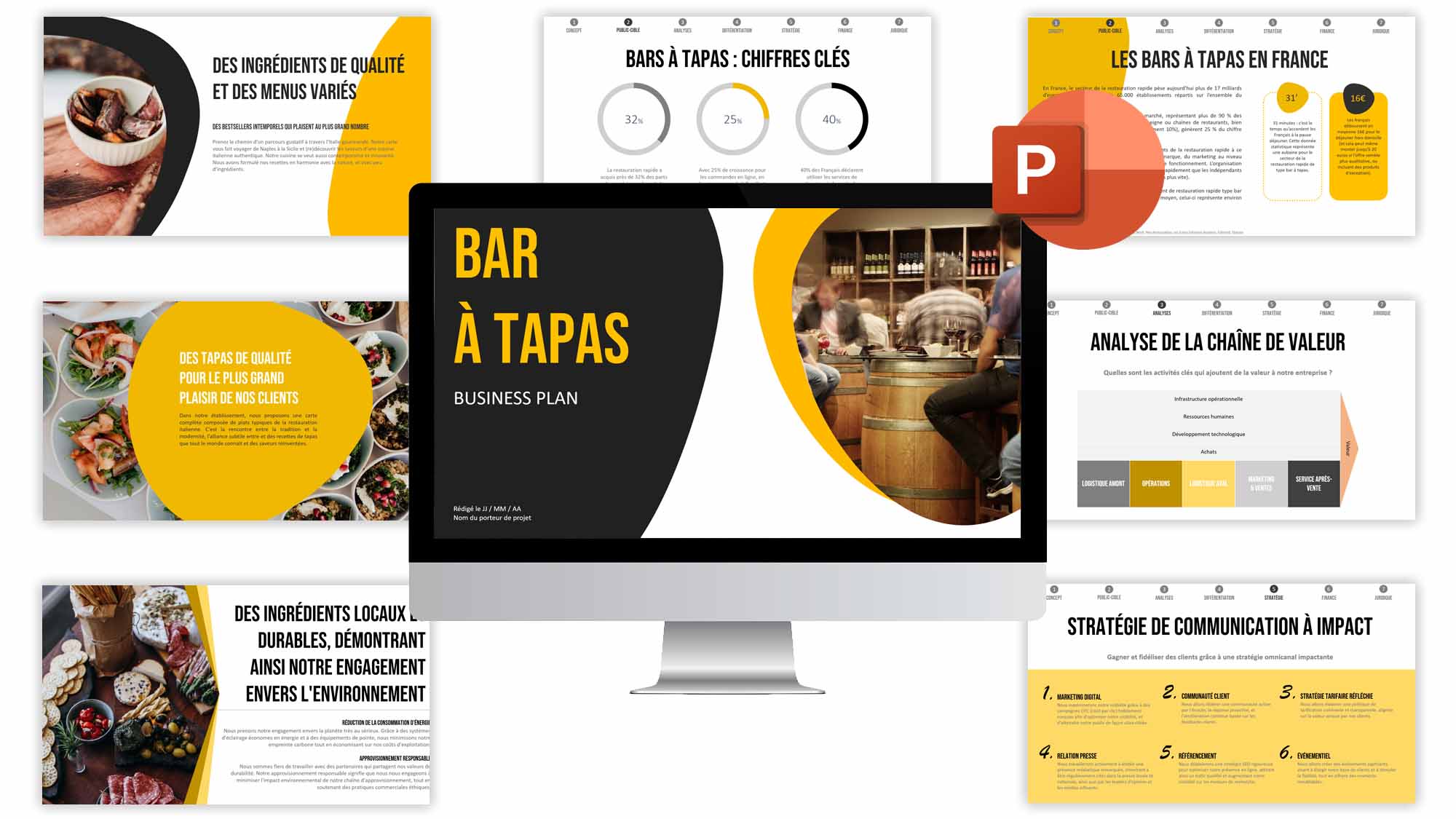 Bar à Tapas : Business Plan - Exemple rédigé à télécharger