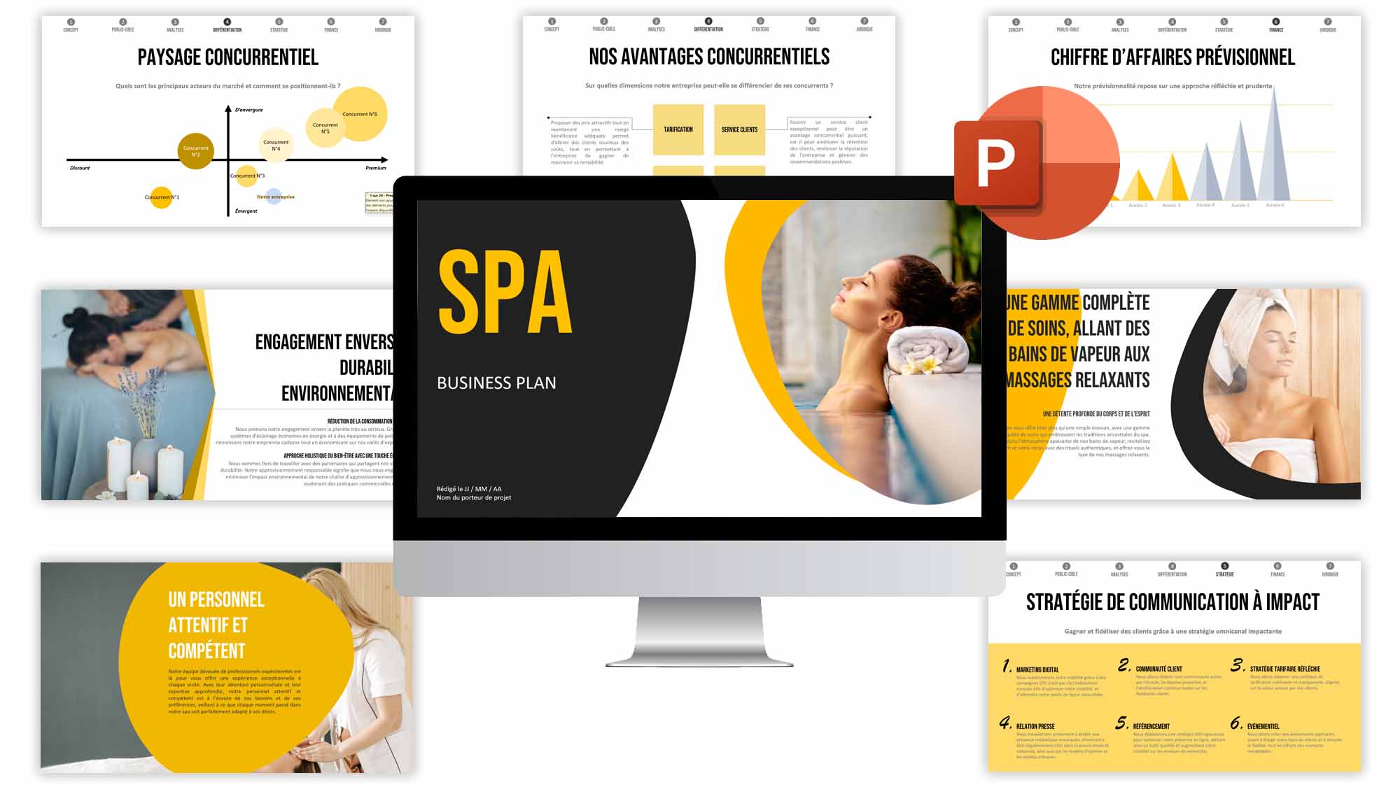 Spa : Business Plan - Exemple rédigé à télécharger instantanément