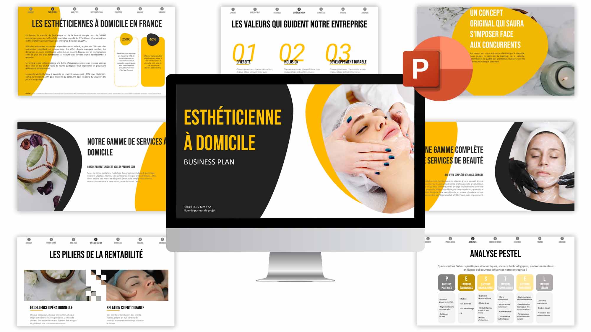 Esthéticienne à domicile : Business Plan - Exemple rédigé à télécharger