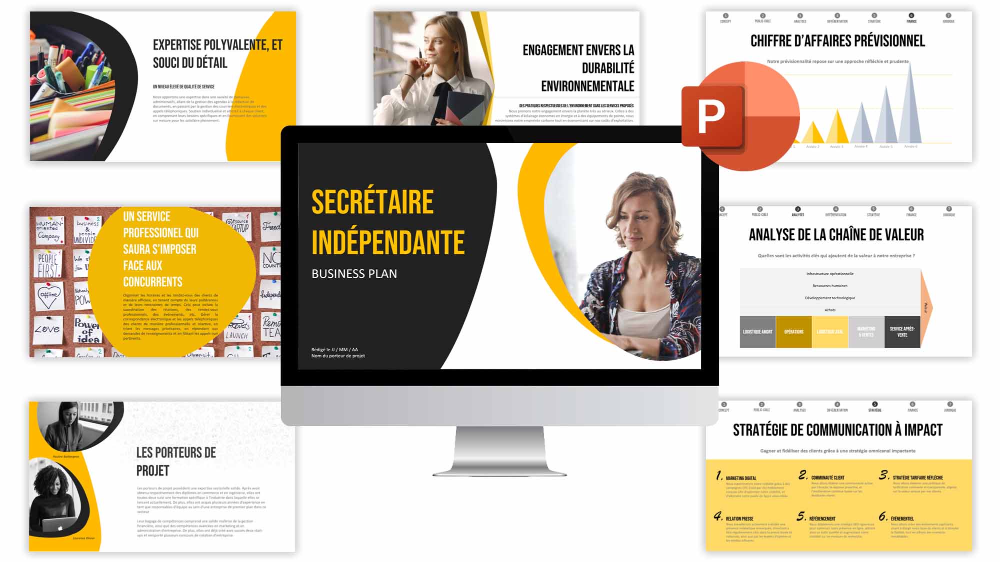 Secrétaire : Business Plan - Exemple rédigé à télécharger