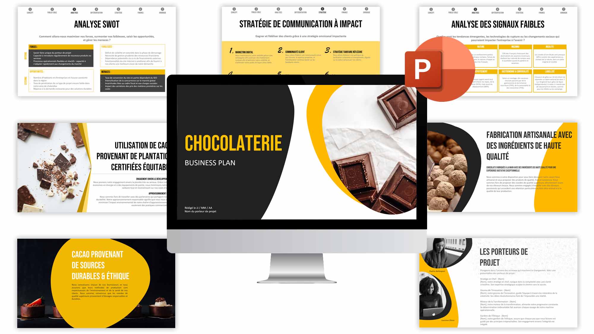 Chocolaterie : Business Plan - Exemple rédigé à télécharger