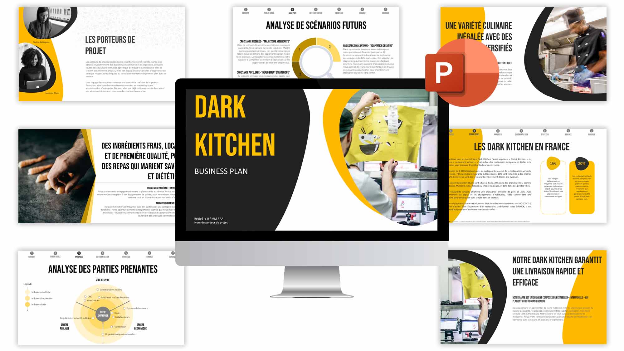 Dark Kitchen : Business Plan complet - Exemple rédigé à télécharger