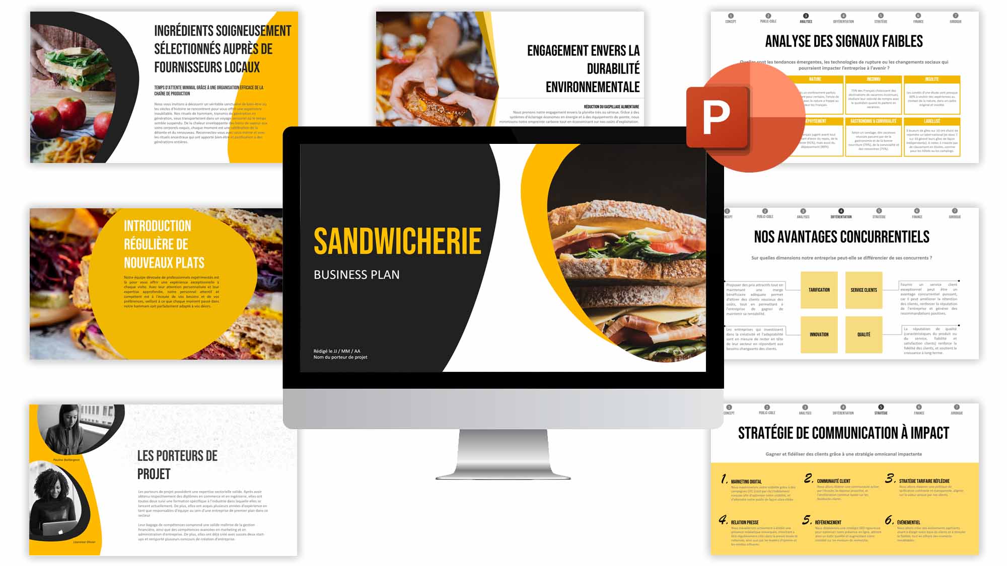 Sandwicherie : Business Plan - Exemple rédigé à télécharger