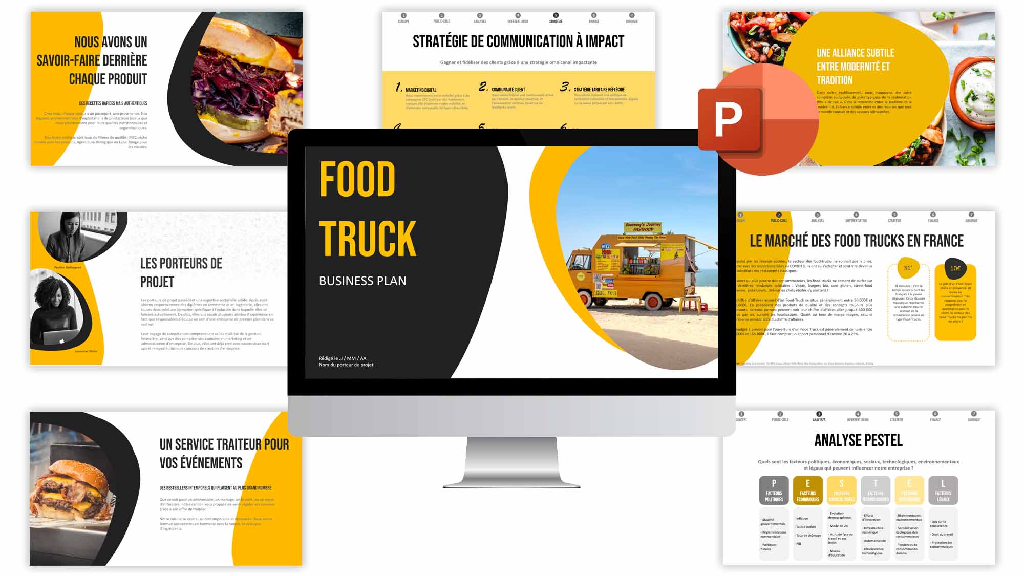 Food Truck : Business Plan de 40 pages - Exemple rédigé à télécharger