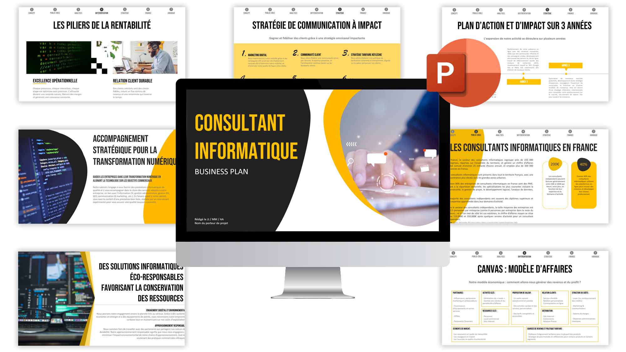 Consultant Informatique : Business Plan - Exemple rédigé à télécharger